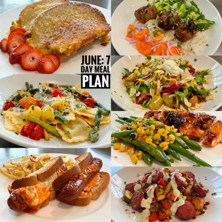 June: 7 Day Meal Plan – Honeybears & Sydneybeans